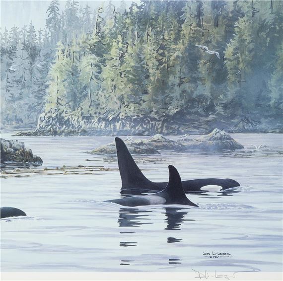 Don Li-Leger | Northwest Passage - Orcas (1987) | MutualArt