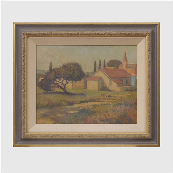 Rupert Bunny | French village | MutualArt