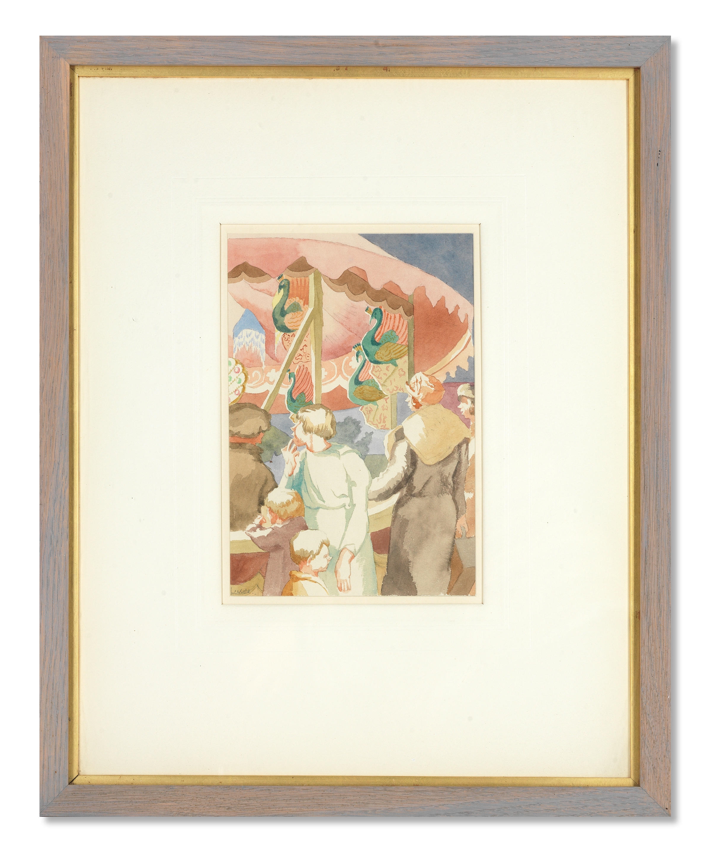 Thérèse Lessore | Watching the Show | MutualArt