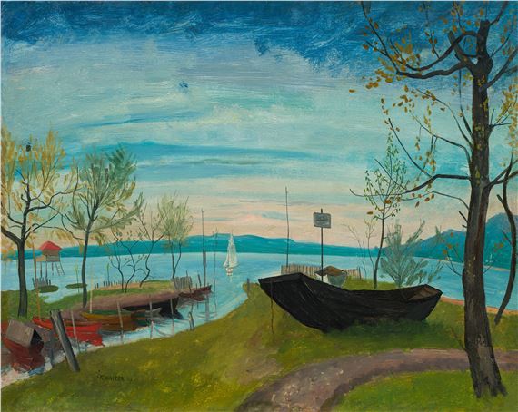 Rudolf Wacker | Bodenseelandschaft (1927) | MutualArt