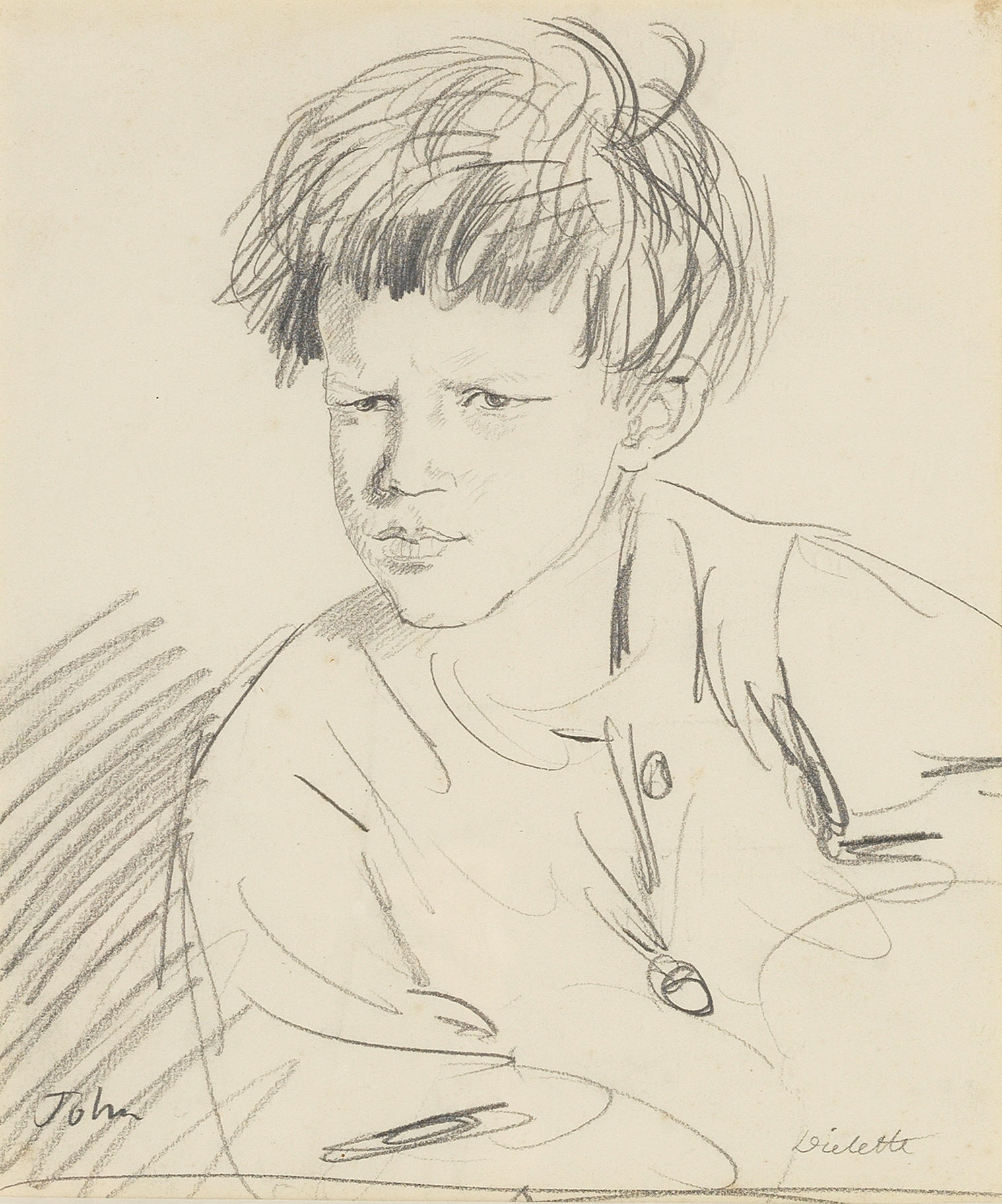 Augustus Edwin John | Portrait of Edwin John (Circa 1910) | MutualArt