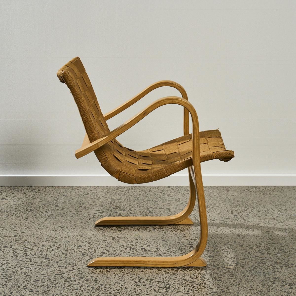 Gustav Axel Berg | A Rare Low-Back Lounge Chair by Gustav Axel Berg ...
