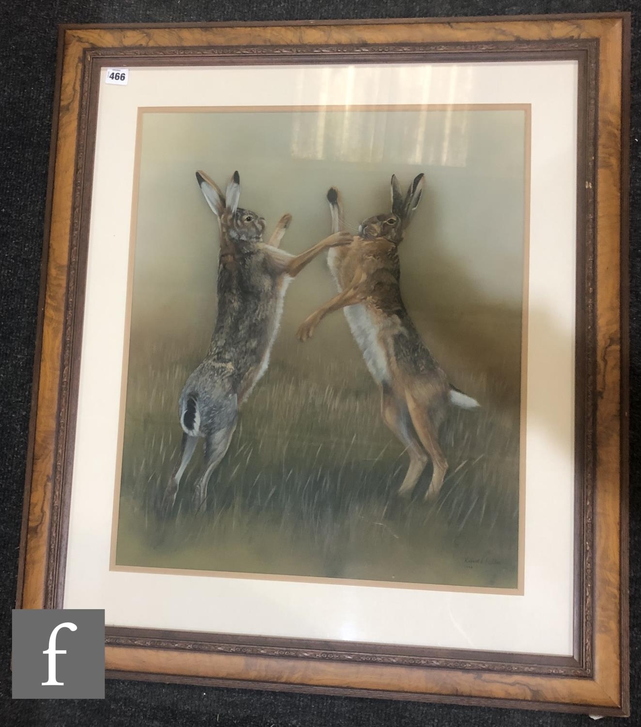 Robert E. Fuller | 'Boxing Hares' (1993) | MutualArt