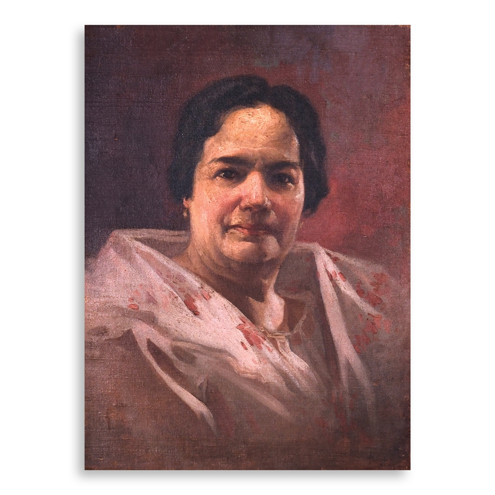 Pablo Amorsolo | Portrait of a Lady in A Terno (Circa 1920) | MutualArt
