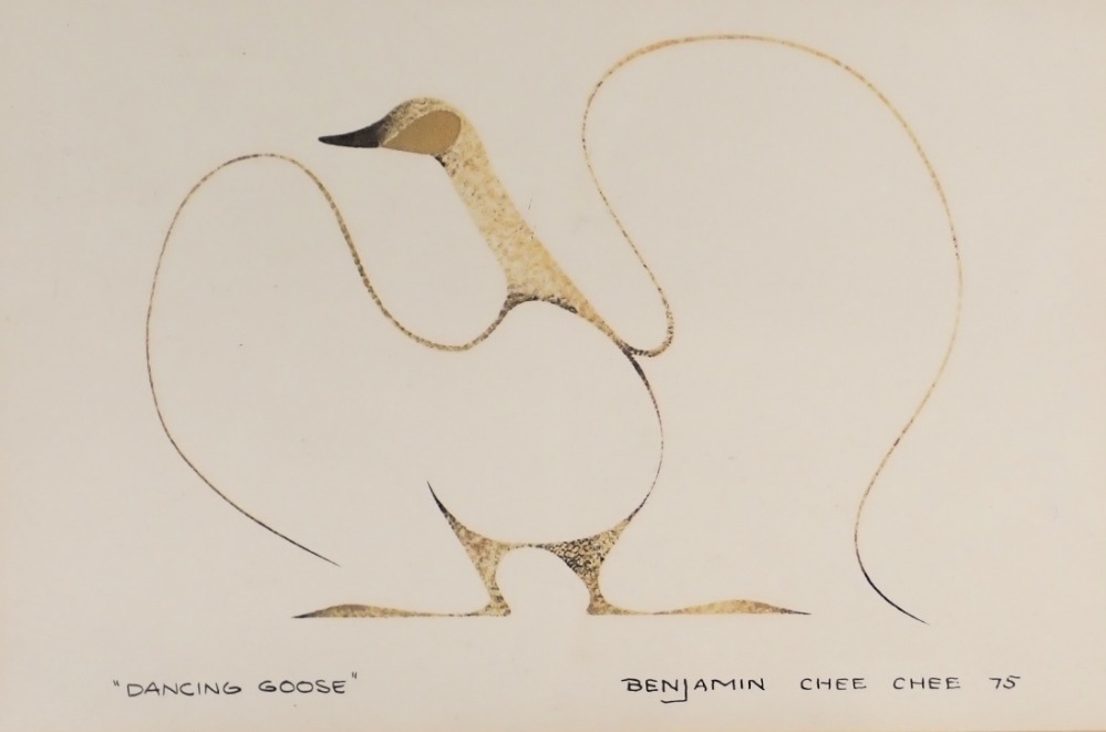 Benjamin Chee Chee | After Benjamin Chee Chee. Three framed prints ...