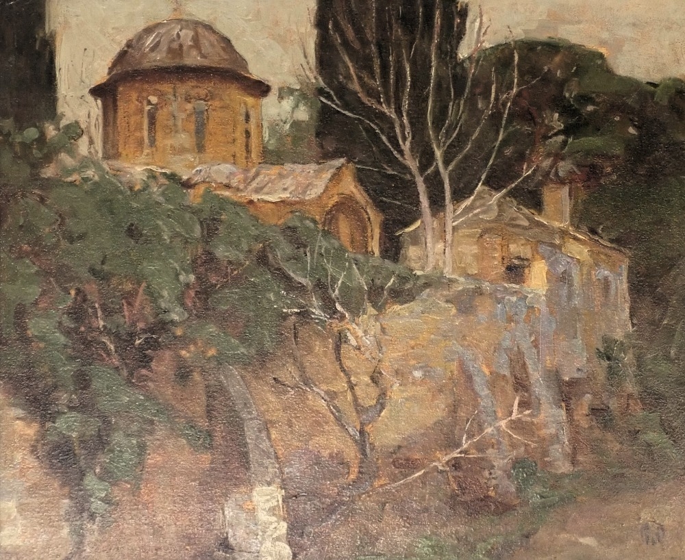 Alfred Wolmark | Church in Greece - opposite Zappian Atlas | MutualArt