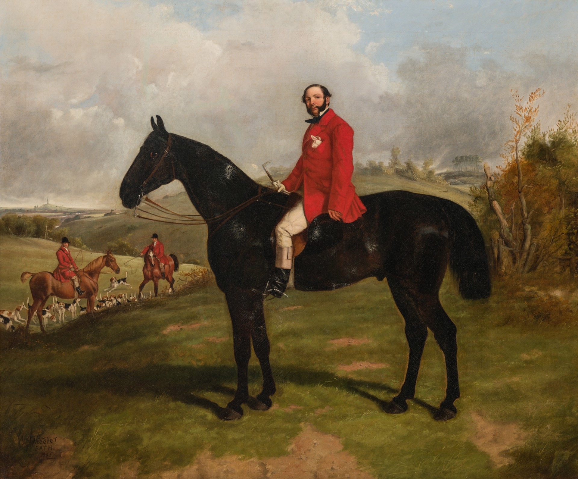 John Alfred Wheeler | MASTER OF THE MENDIPS HUNT (1855) | MutualArt