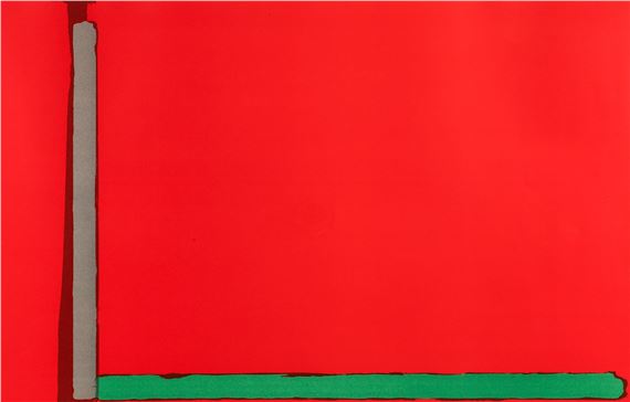 John Hoyland | Large Swiss Red (1968) | MutualArt