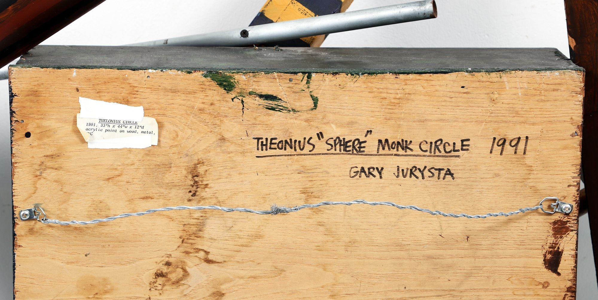 Gary Jurysta | Thelonius Sphere Monk Circle (1991) | MutualArt