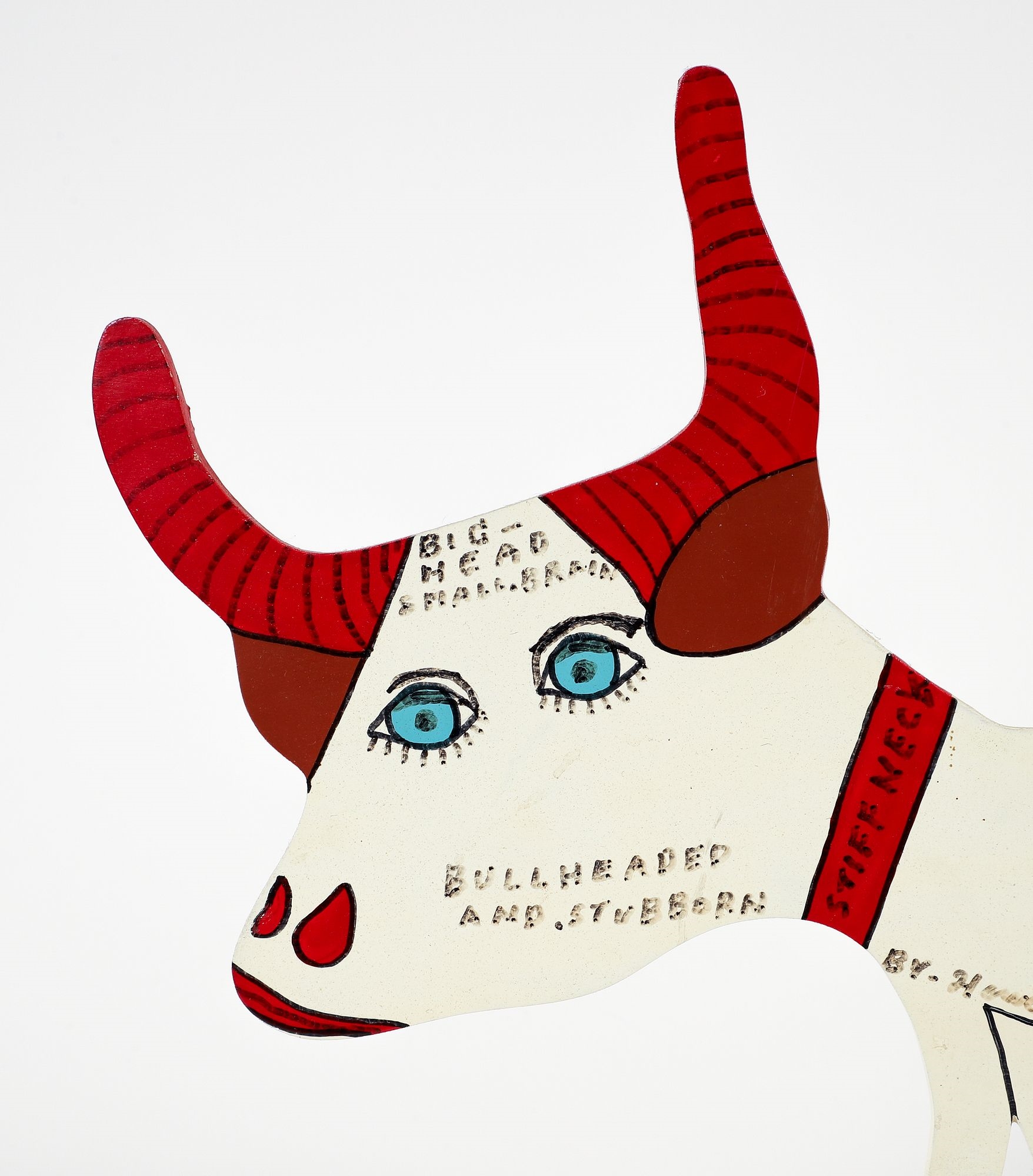 Howard Finster | Bullheaded and Stubborn | MutualArt