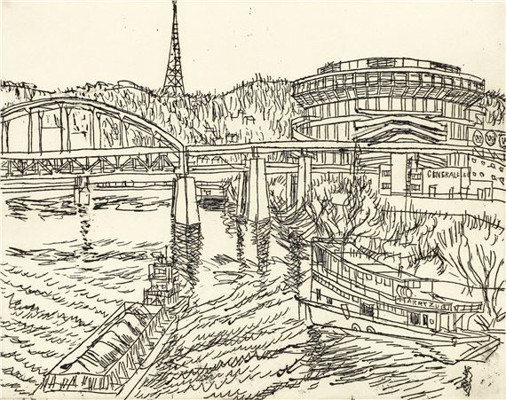 Henry Koerner | Bridge (1971) | MutualArt