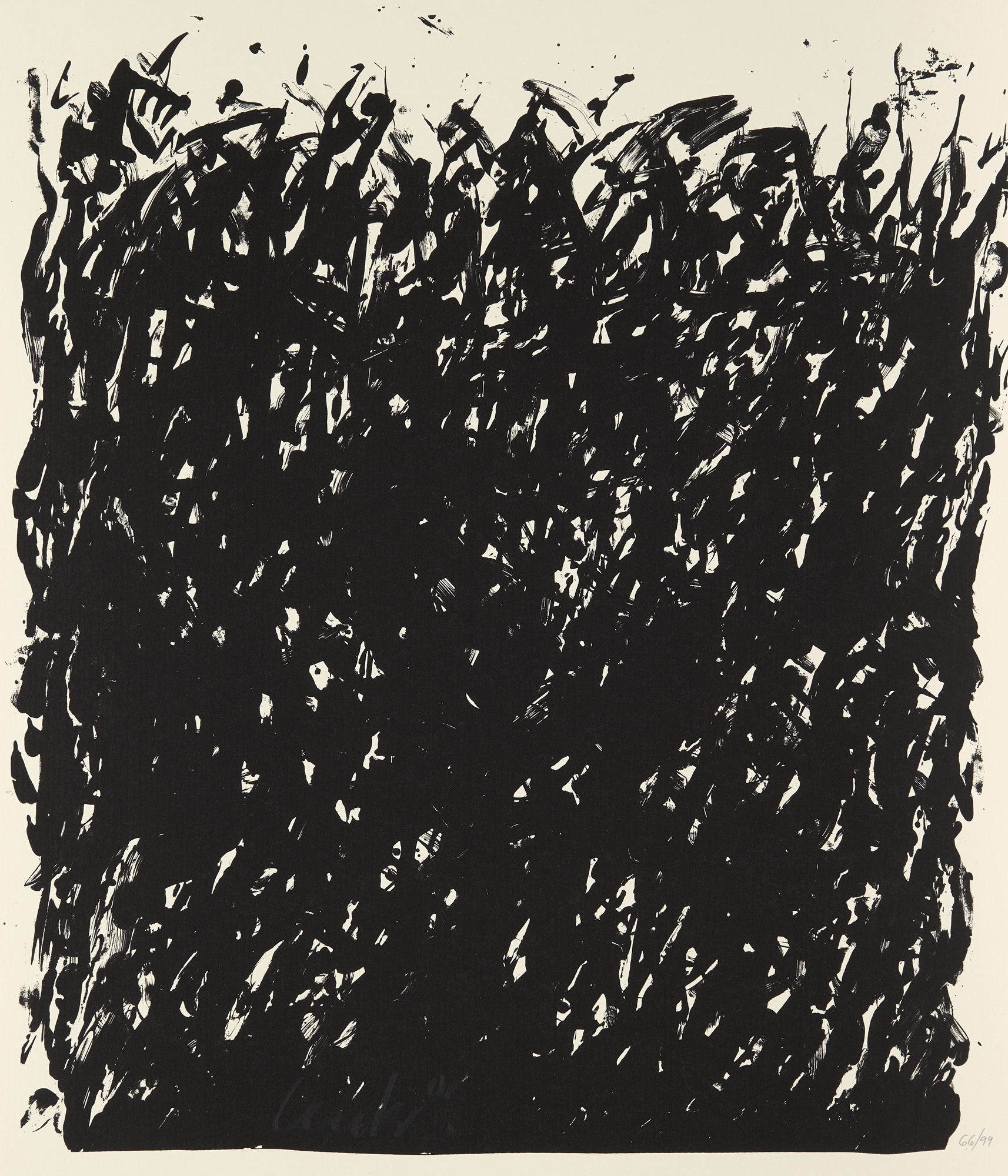 Günther Uecker | Untitled (aus: Das Buch Hiob) (2006) | MutualArt