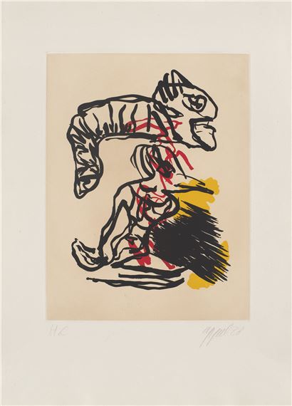Karel Appel | Salto Sobre La Cabeza (1988) | MutualArt