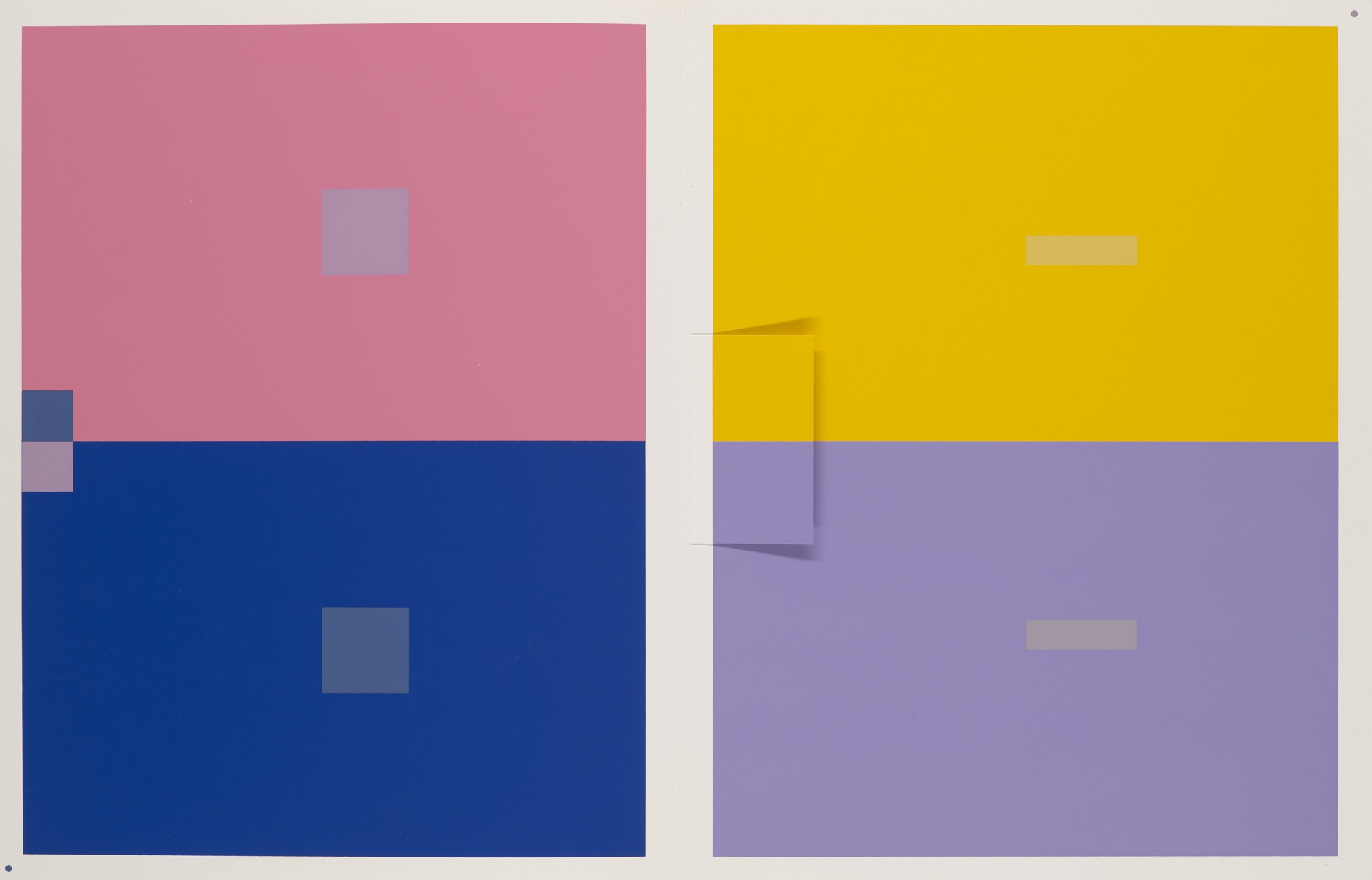 Josef Albers | 2 Farbserigraphien aus: Interaction of Color (1973 ...