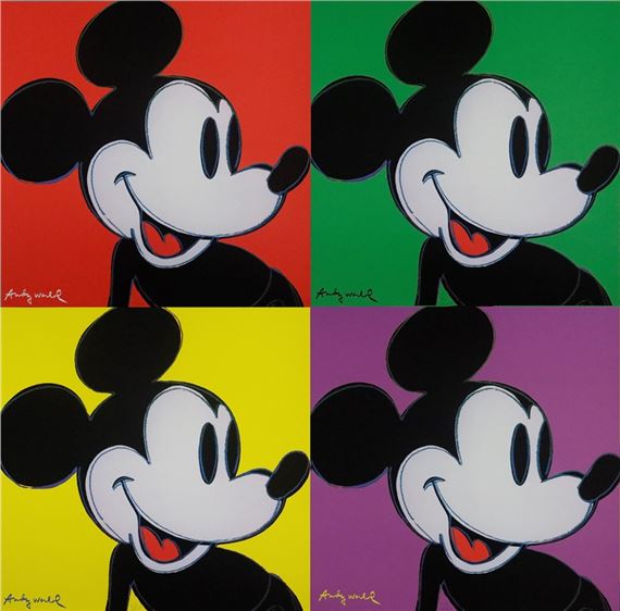 Andy Warhol | Mickey Mouse (1980) | MutualArt