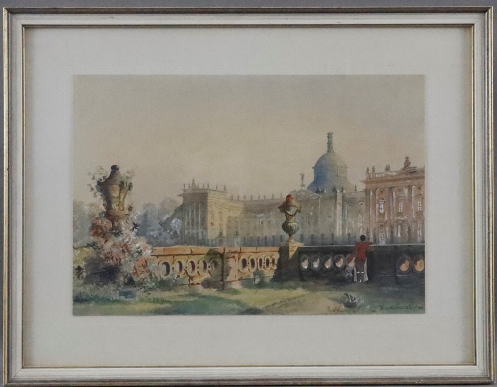 Paul Kaiser | Neues Palais in Potsdam (Circa 1896) | MutualArt
