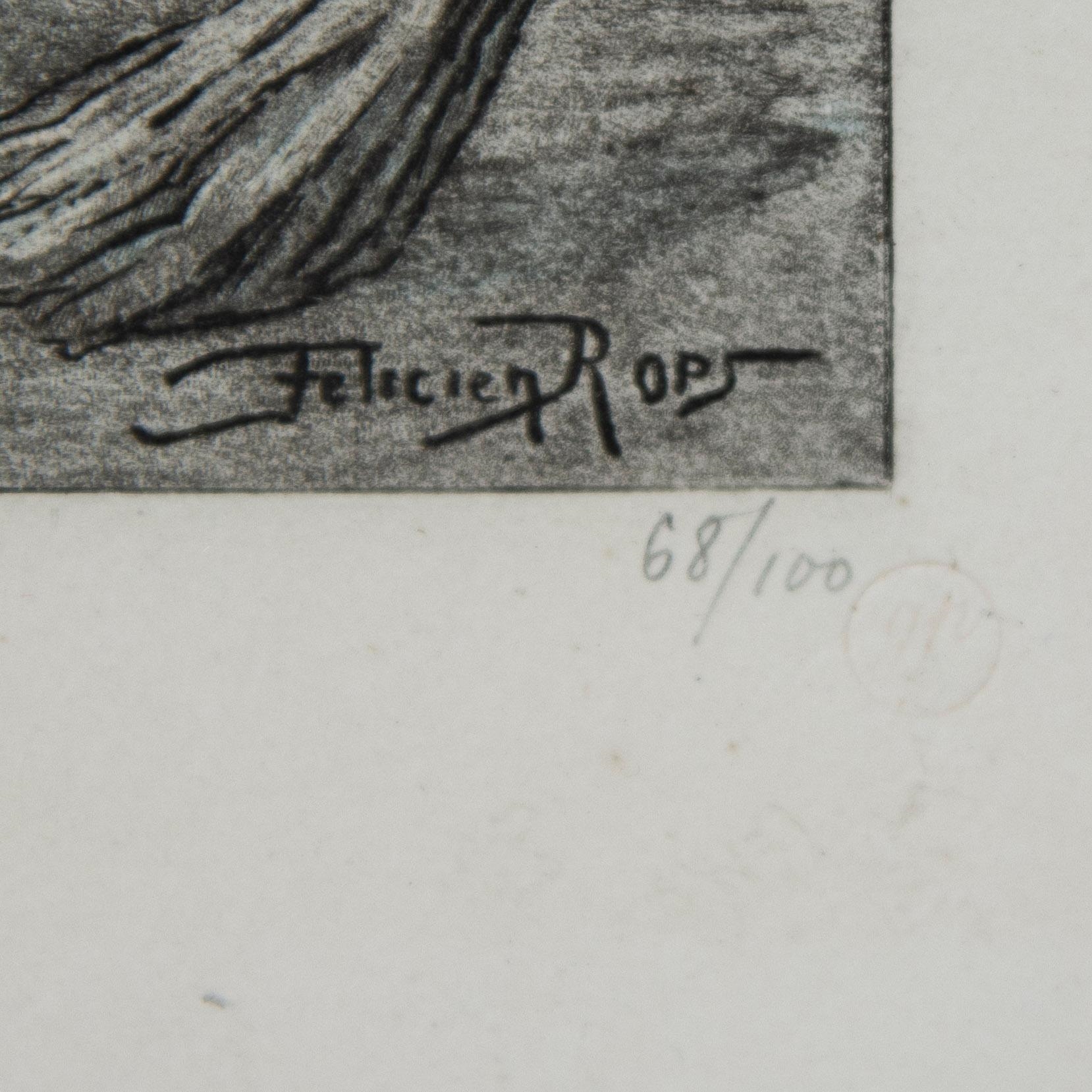 Félicien Rops | signed in the plate | MutualArt