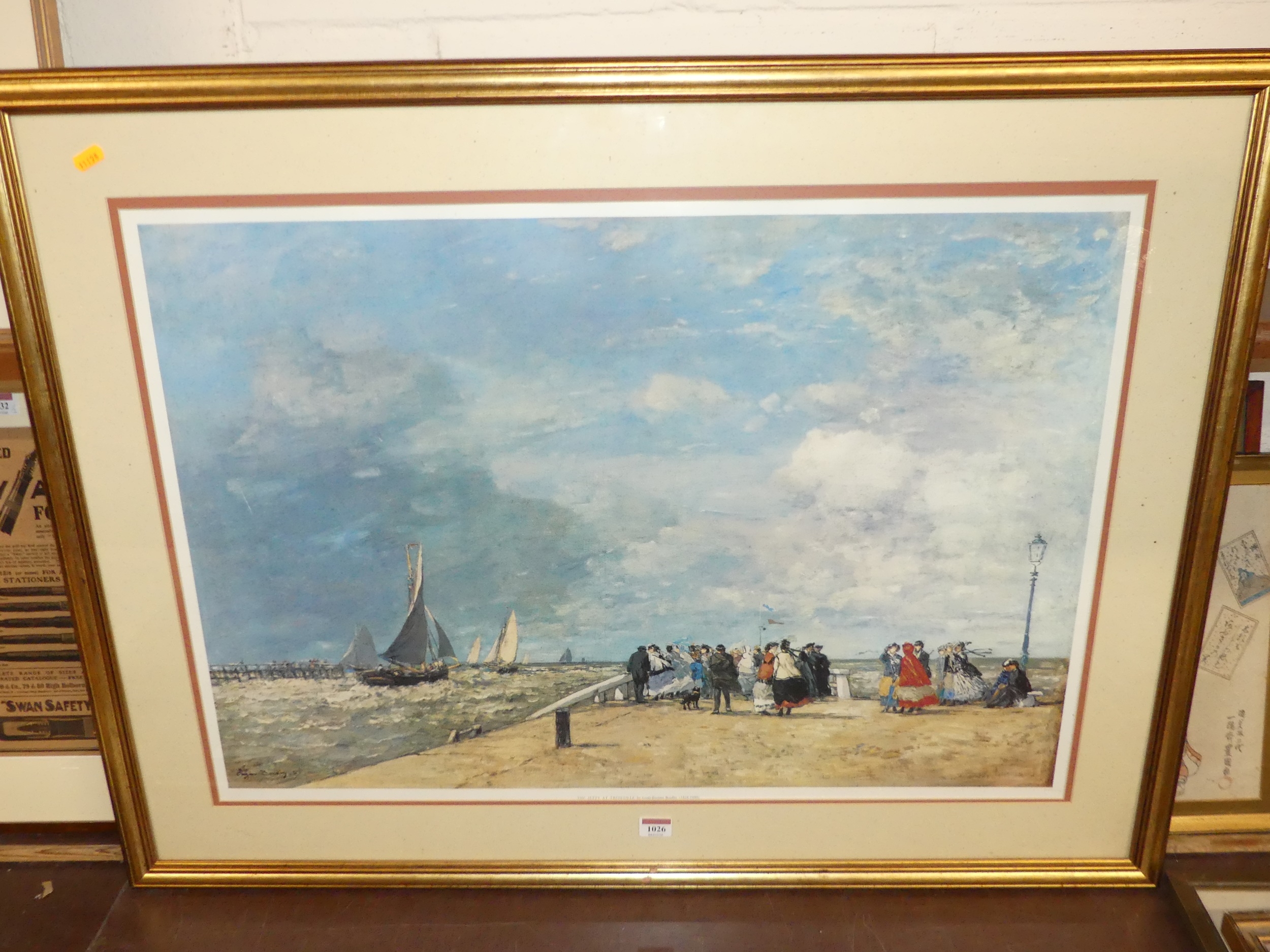 Eugène Louis Boudin | The jetty at Trouville | MutualArt
