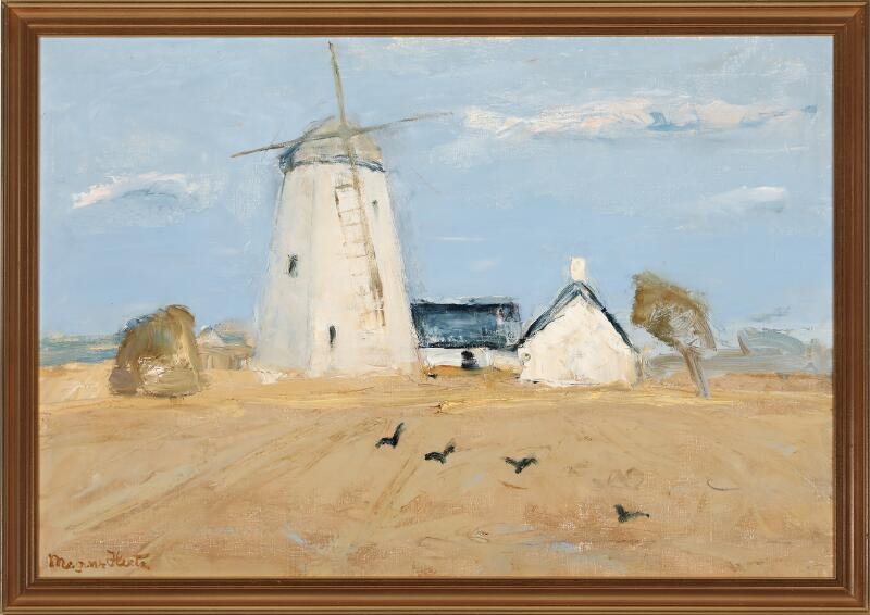 Mogens Hertz | Landscape with farm | MutualArt