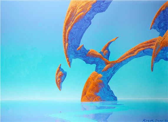 Roger Dean | Blue Desert | MutualArt