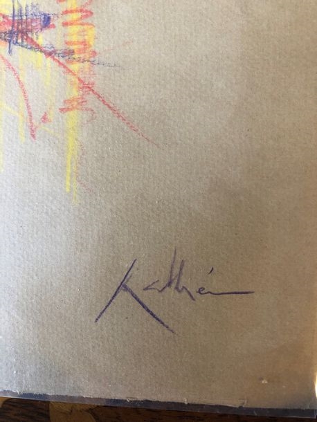 Georges Mathieu | COMPOSITION DRAWING by Georges MATHIEU (1921-2012 ...