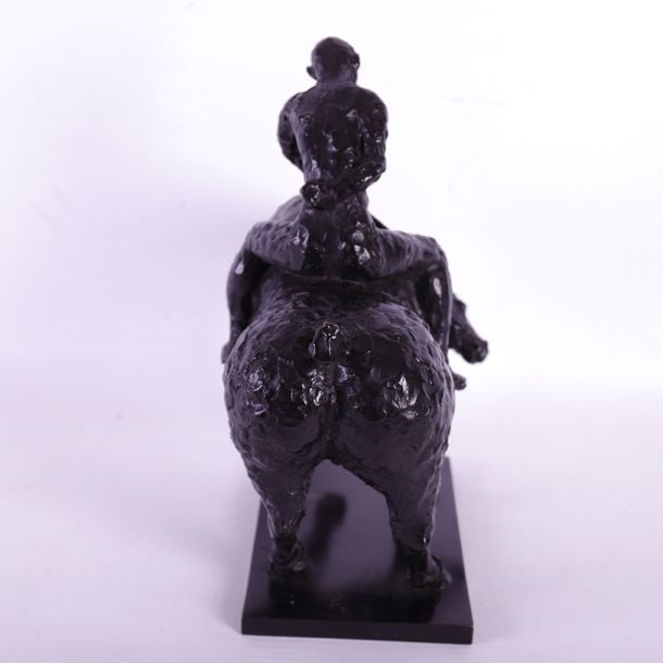 Elisabeth Elser | CAVALIER SUR SA MONTURE (1956) | MutualArt