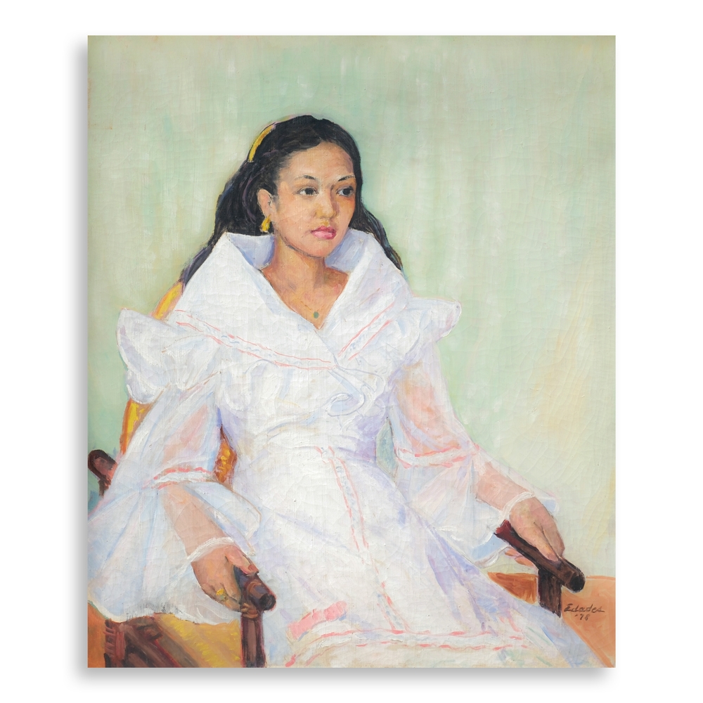 Victorio Edades | Lady in Maria Clara (Juliet Reyes) (1978) | MutualArt