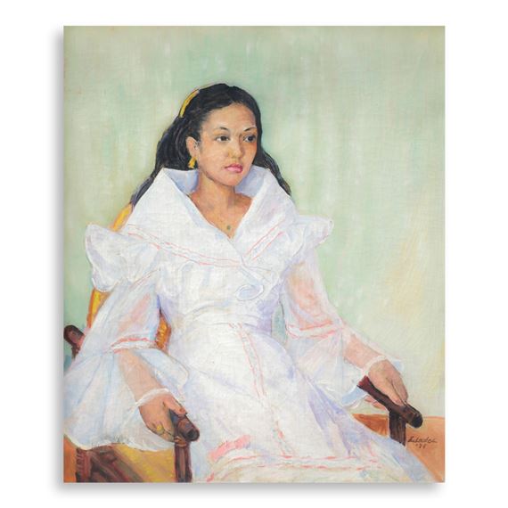 Victorio Edades | Lady in Maria Clara (Juliet Reyes) (1978) | MutualArt