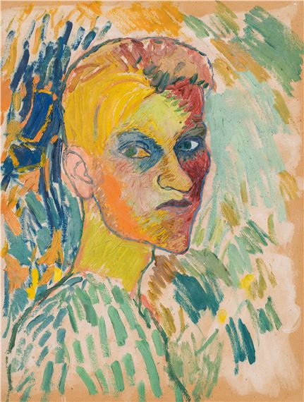 Kurt Absolon | Self-portrait (Circa 1948) | MutualArt