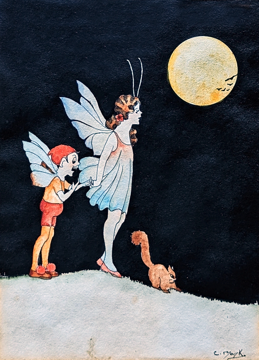 Chip Monk | Scattering Stars & A Walk In The Moonlight | MutualArt