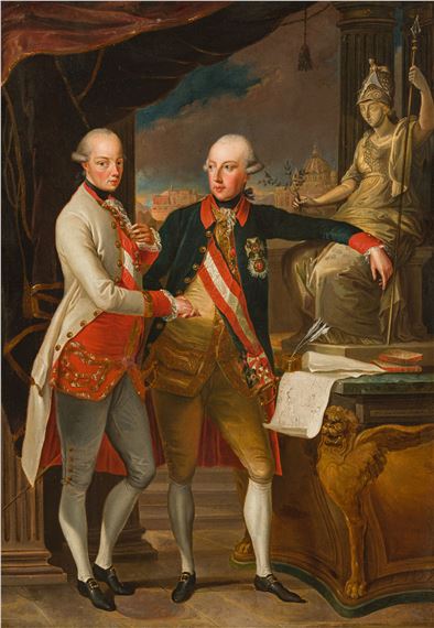 Franz Paul Zallinger | Emperor Joseph II and Grand Duke Pietro Leopoldo ...