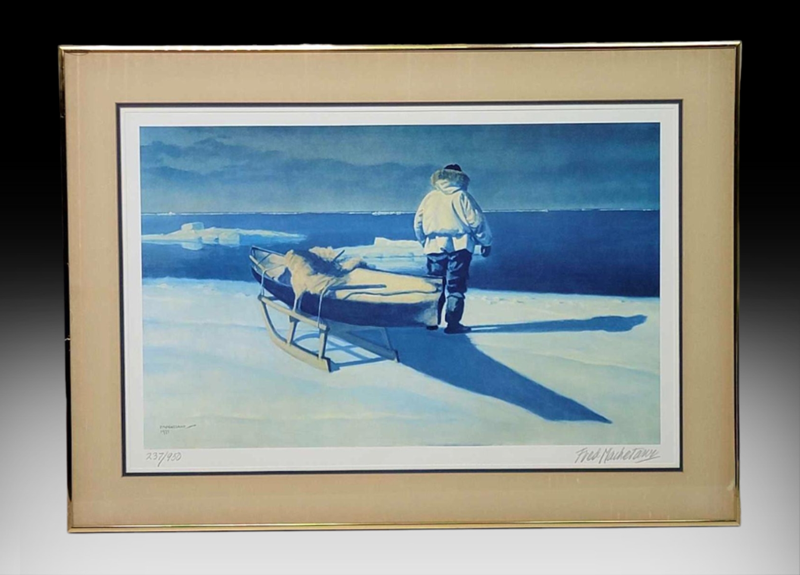 Fred Machetanz | Decision on the Ice Field | MutualArt