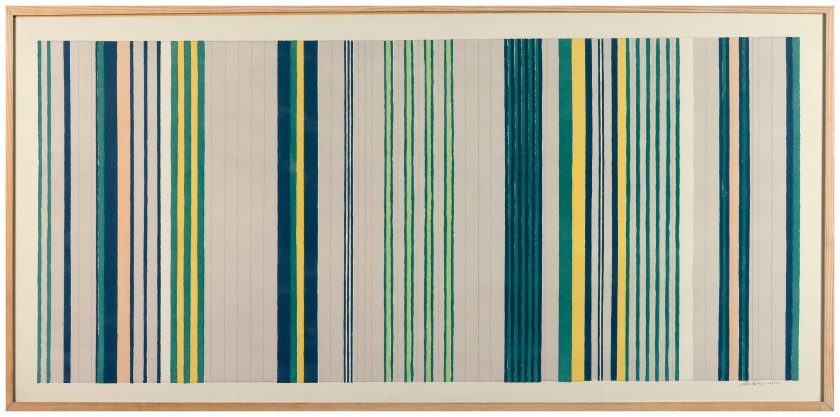 Gene Davis | Mostly Mozart (1975) | MutualArt