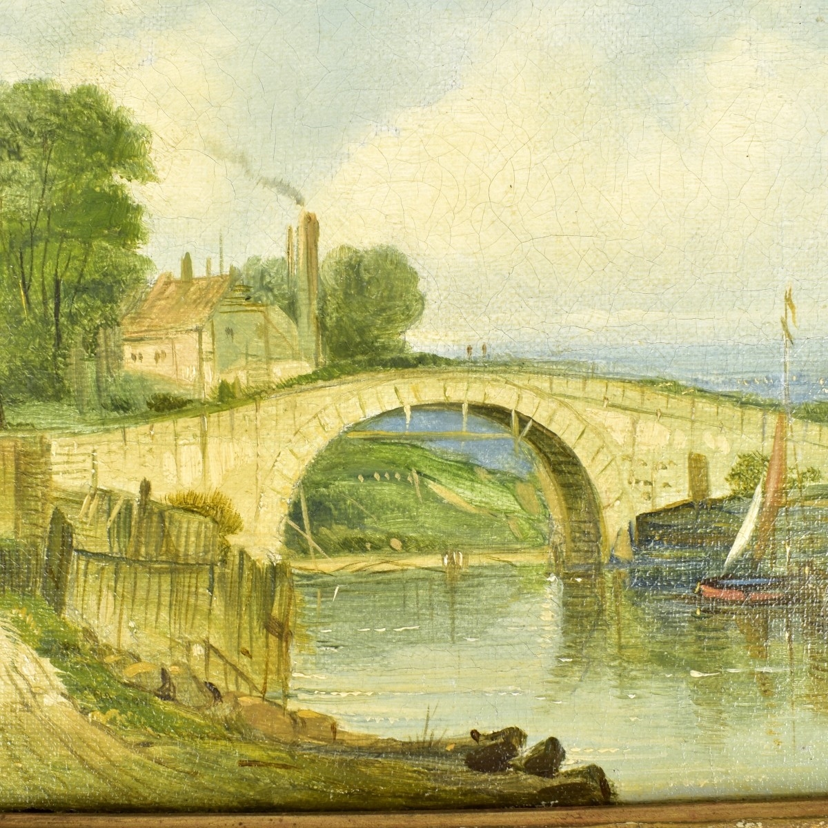 Alfred Vickers | Bridge Landscape | MutualArt