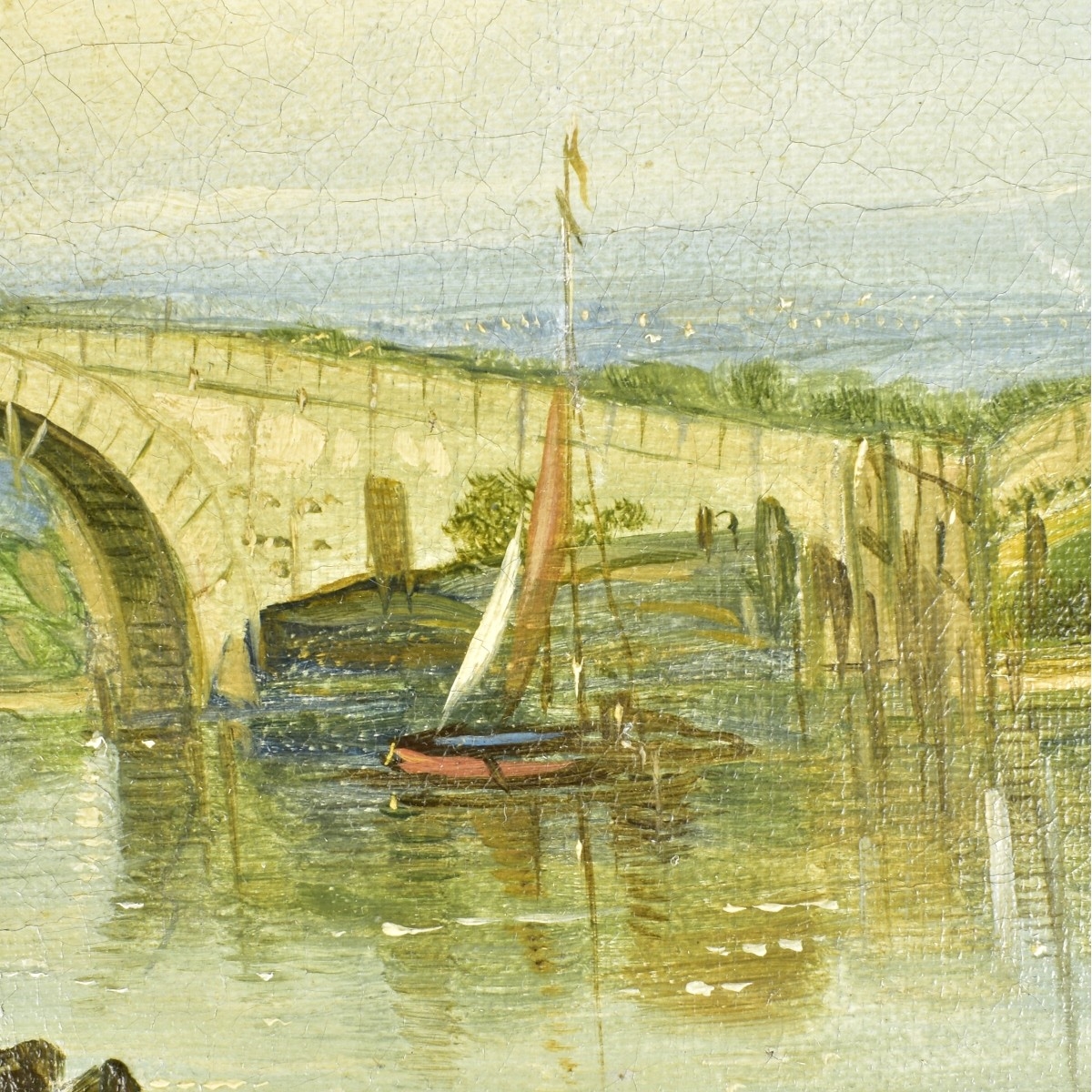 Alfred Vickers | Bridge Landscape | MutualArt