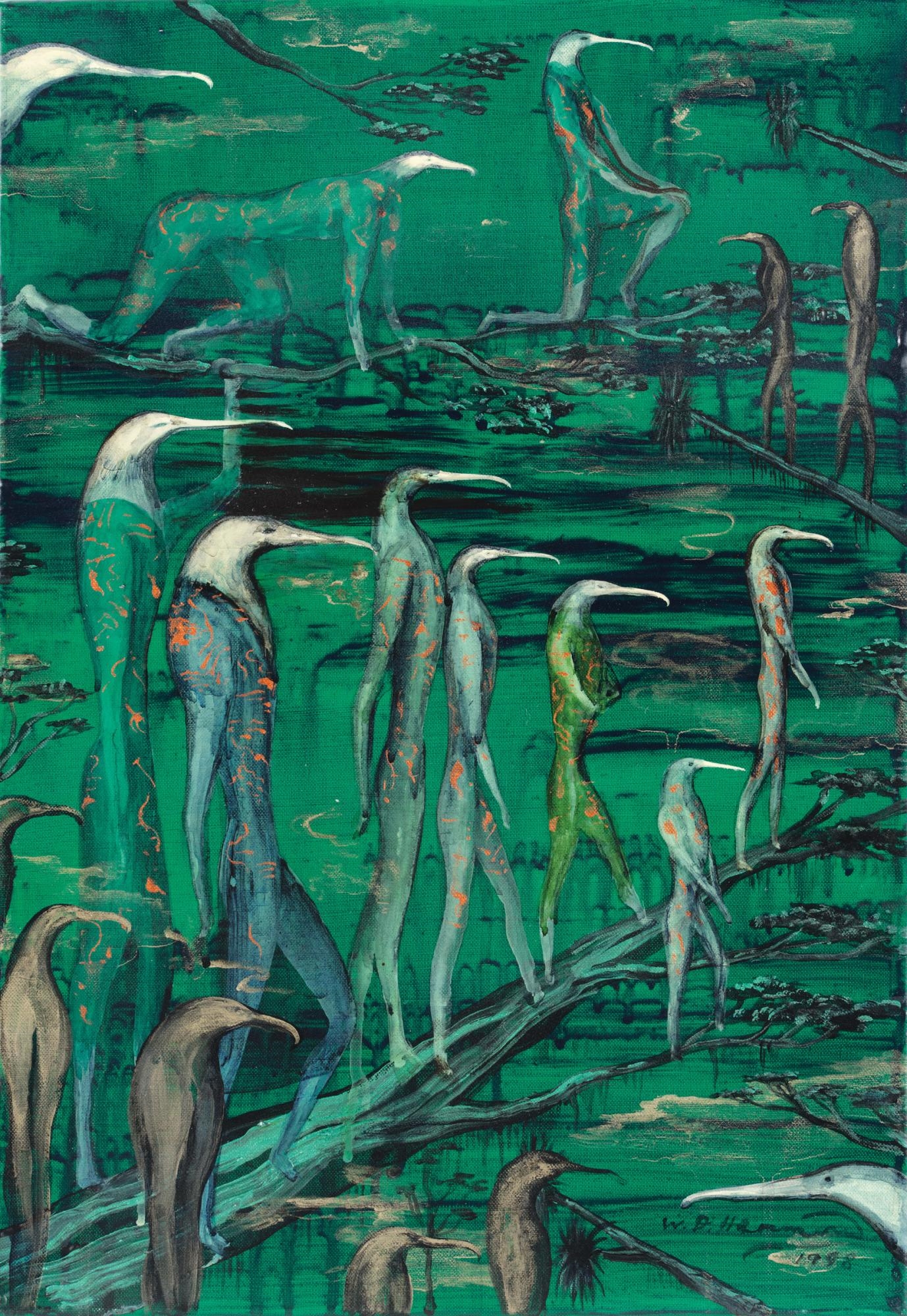Bill Hammond | untitled (1998) | MutualArt