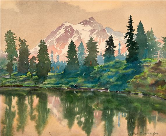 Joseph Mossberger | 9 Artworks at Auction | MutualArt