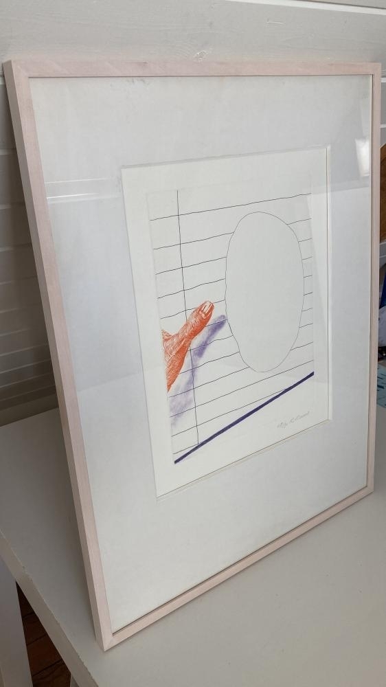 Roger Raveel | Tekening met duim (1975) | MutualArt