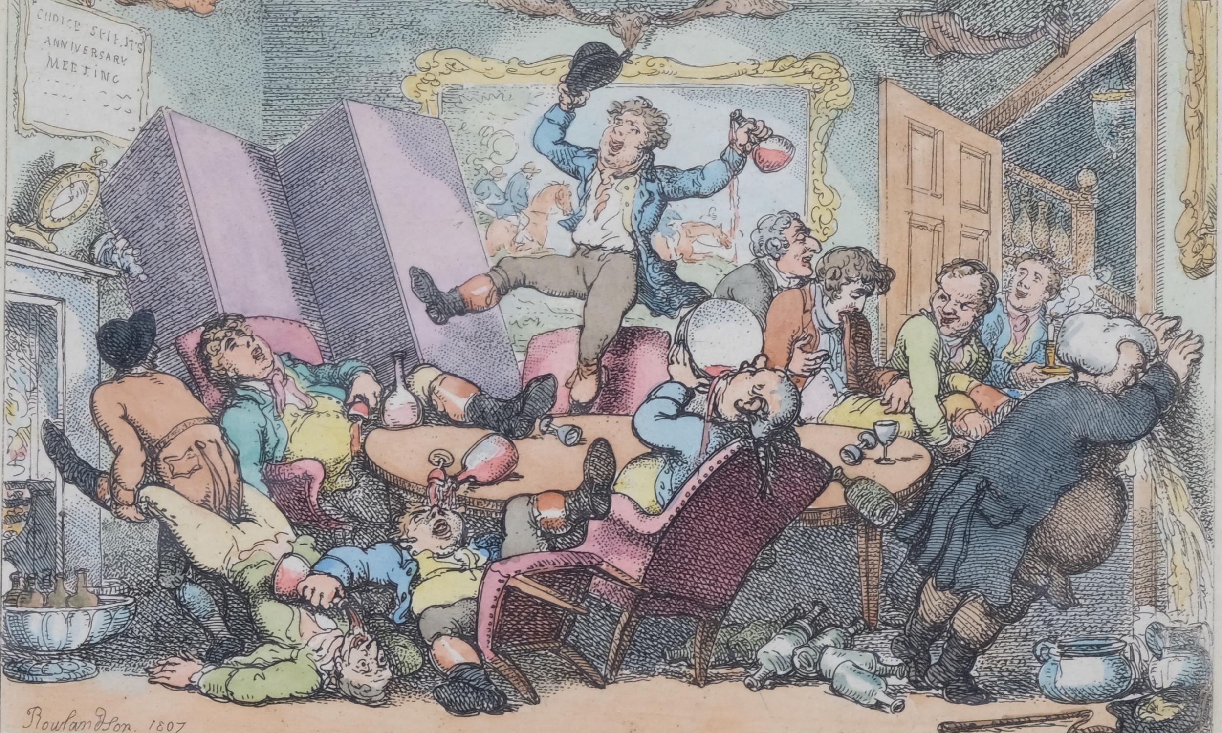 Thomas Rowlandson | hand coloured etching (1807) | MutualArt