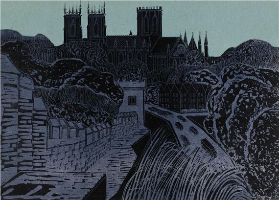 Robert Tavener | linocut print | MutualArt