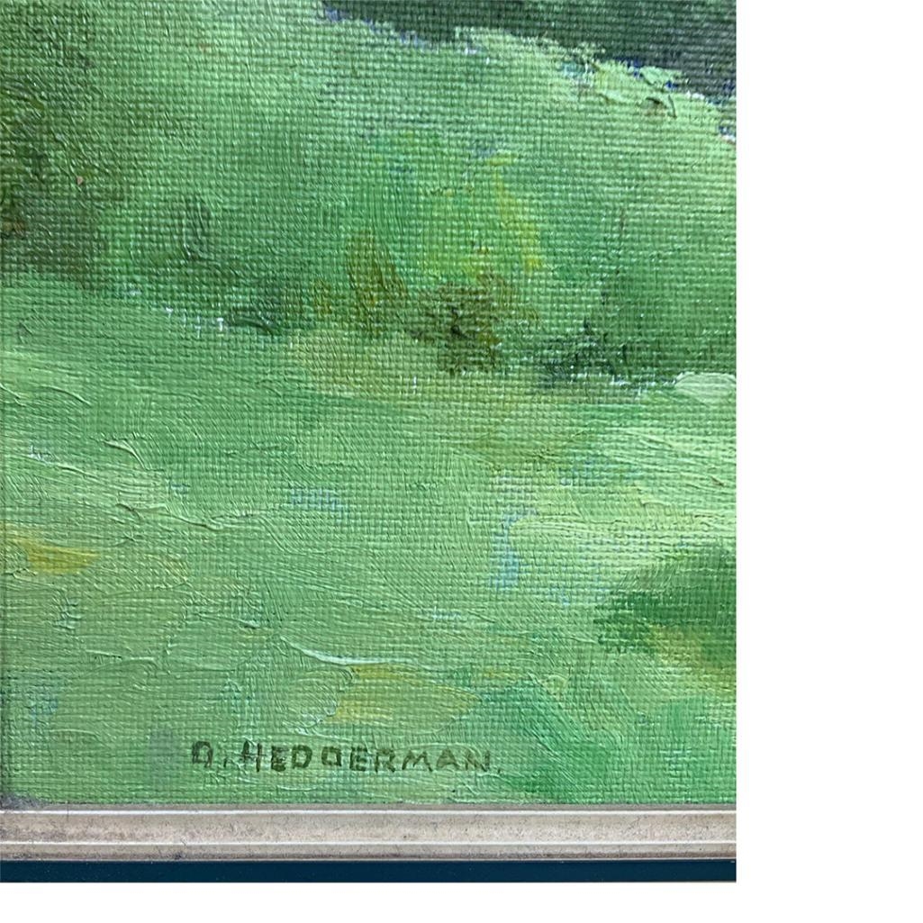 D. Hedderman | Round Tower in Landscape | MutualArt