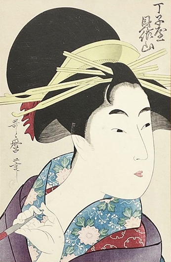 Kitagawa Utamaro | Portrait of a Woman | MutualArt