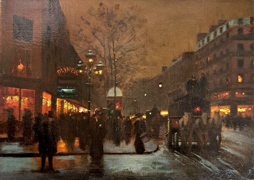 Edouard Léon Cortès | Paris, l’Olympia sur le boulevard des Capucines | MutualArt