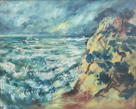 Wilhelm Kohlhoff | Expressive Küstenlandschaft | MutualArt
