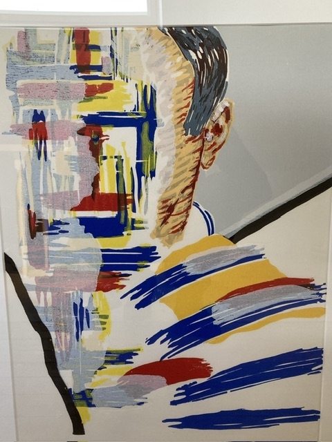 Roger Raveel | Zelfportret en een abstractie (1989) | MutualArt