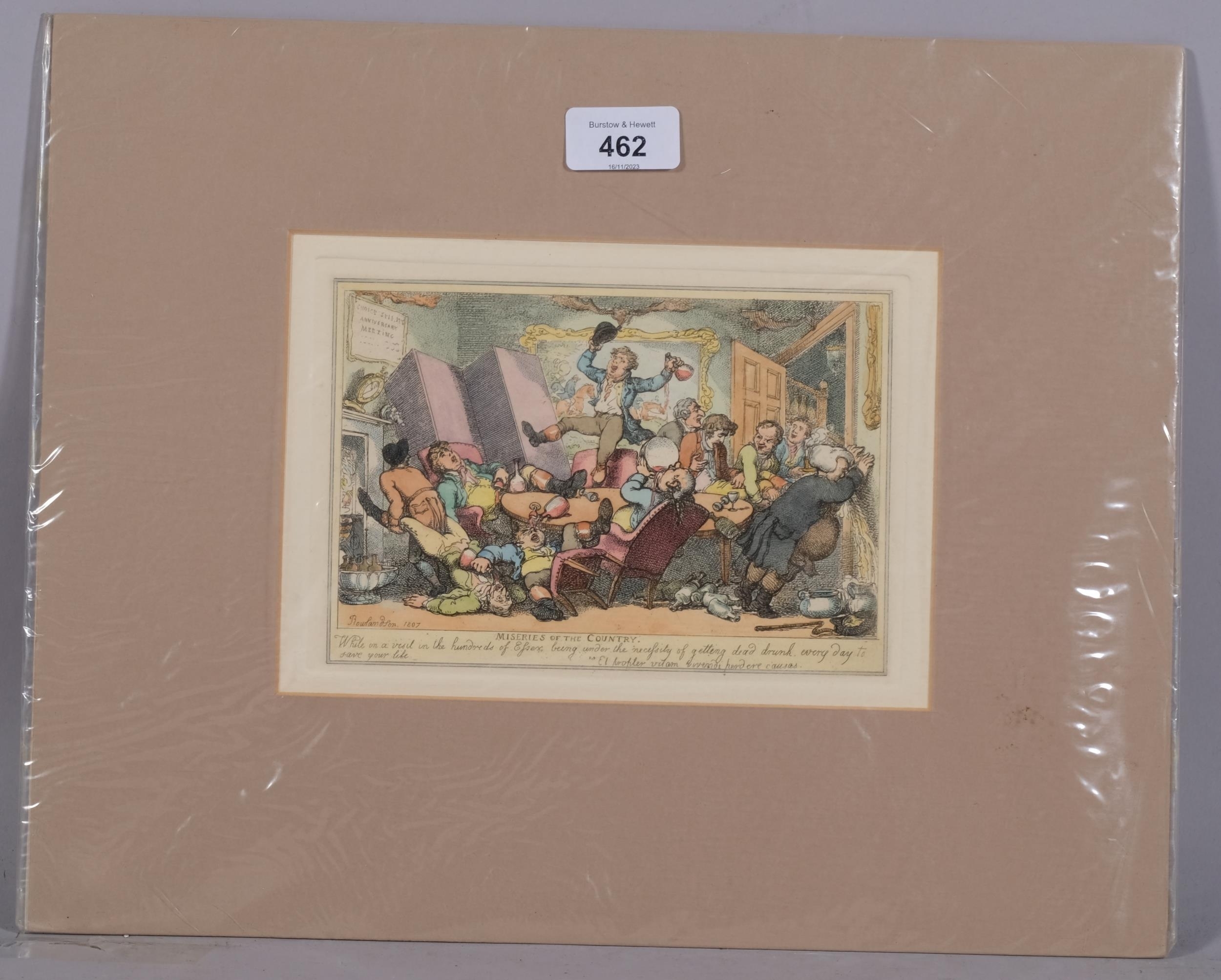 Thomas Rowlandson | hand coloured etching (1807) | MutualArt