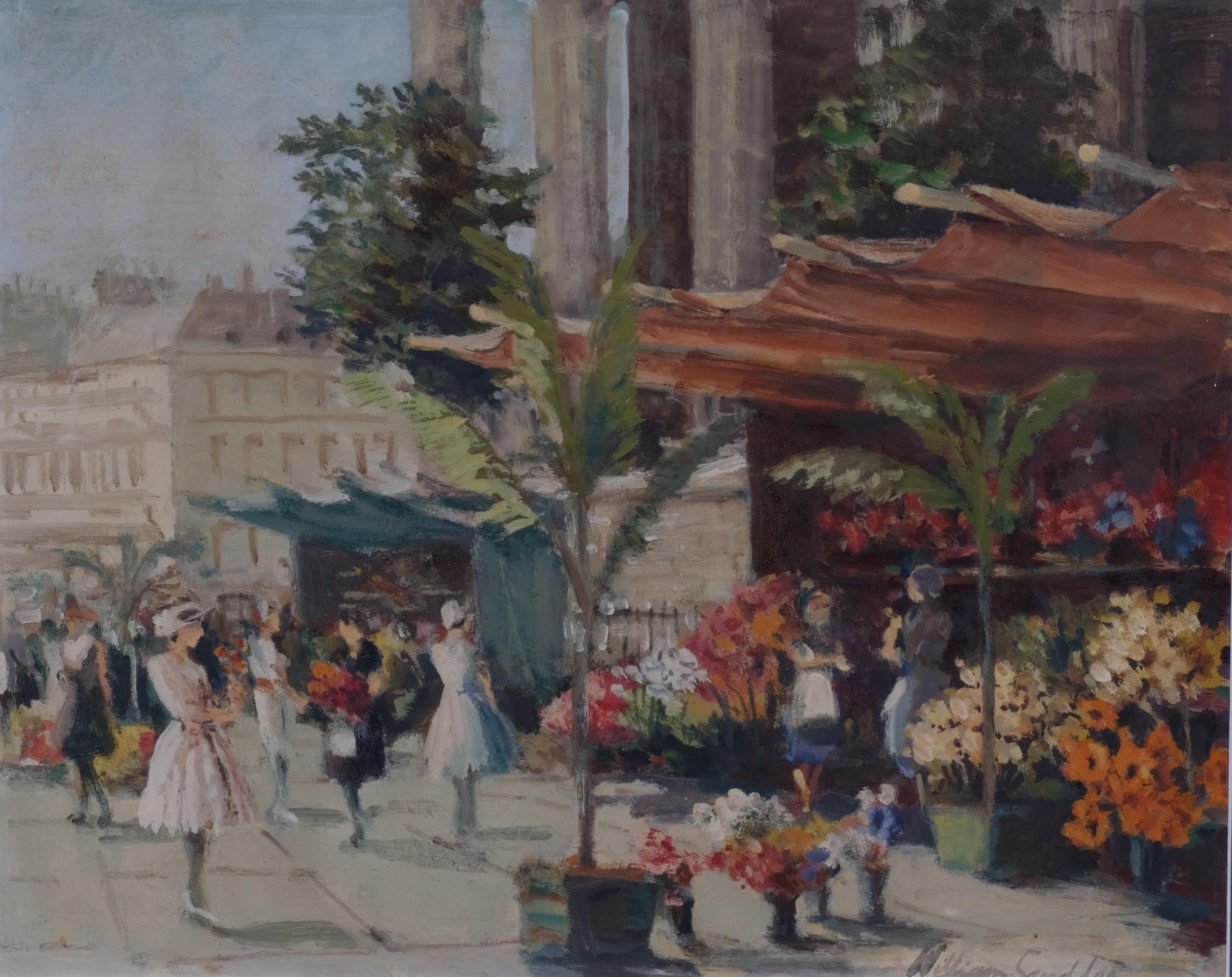 William Scudder | mid-20th century oil on board (Mid 20th Century ...