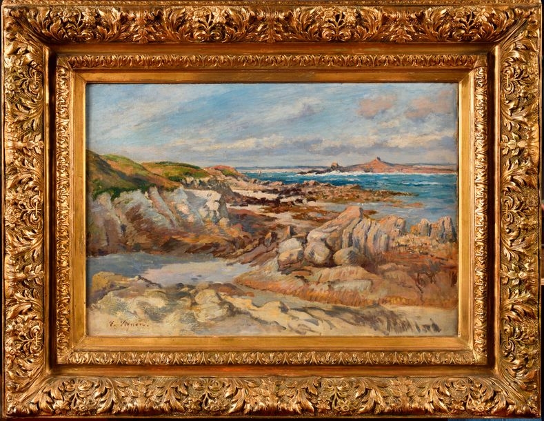 Victor Alfred Paul Vignon | Vue de la Pointe de la Torche | MutualArt