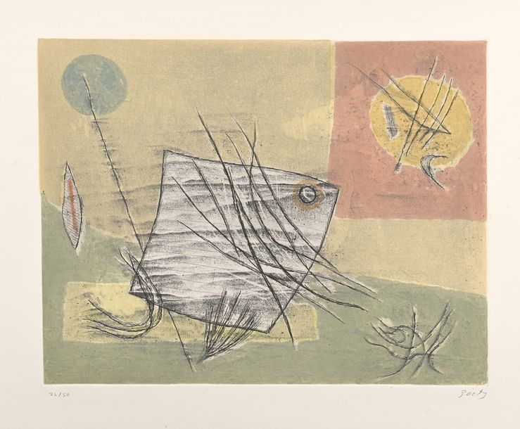 Henri Bernard Goetz | Henri GOETZ (1909-1989) Le Même au Centre ...