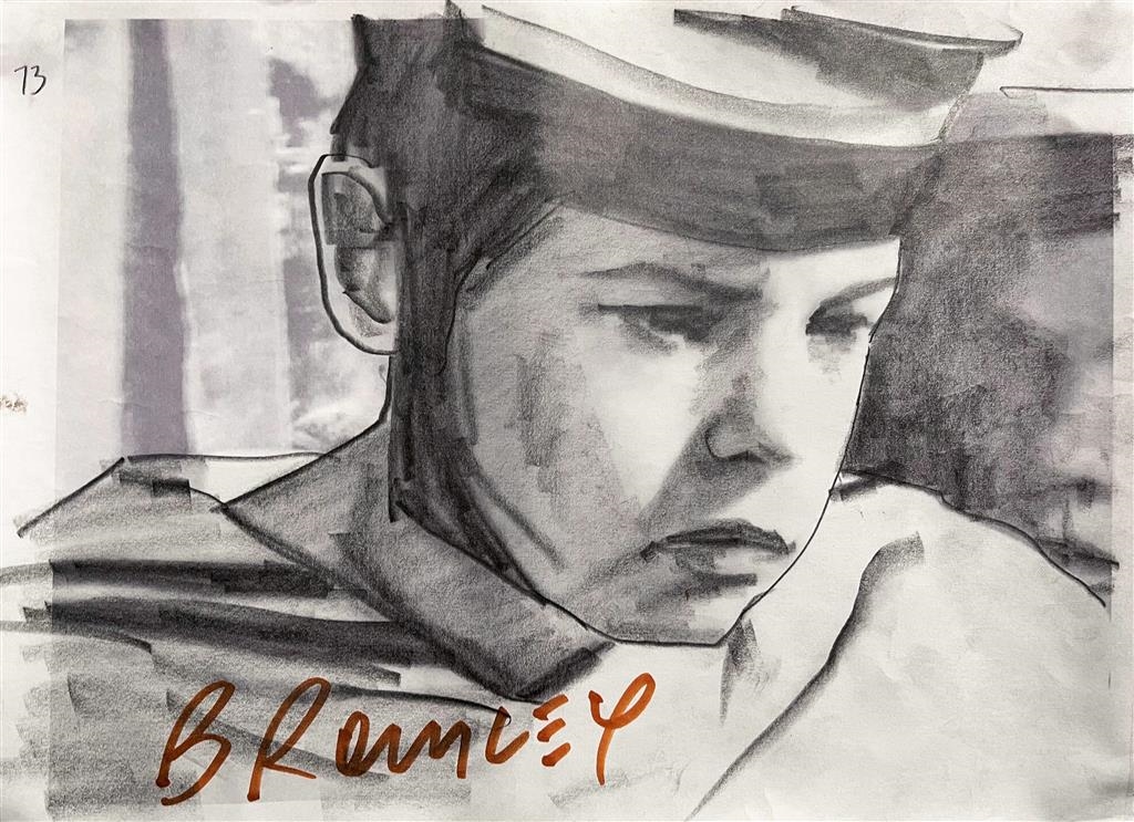 David Bromley | Working Drawing 243/73 (2022) | MutualArt